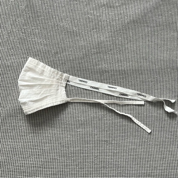 CHANEL | Accessories | Chanel Face Mask White | Poshmark